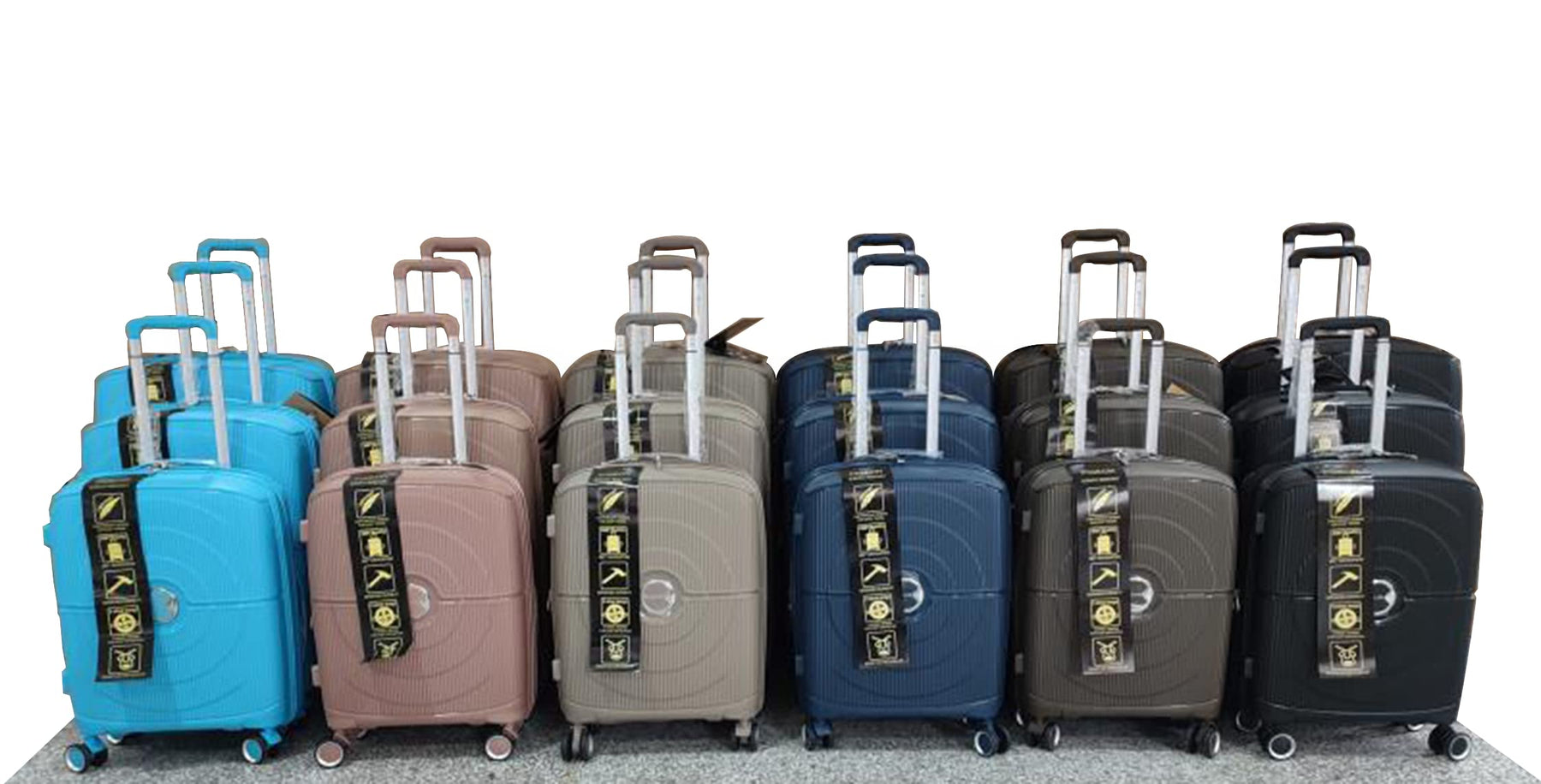 Pigeon hardshell trolley bag with double spinner wheels – Pigeon Luggage